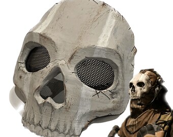 Ghost Simon Riley Mask - Etsy