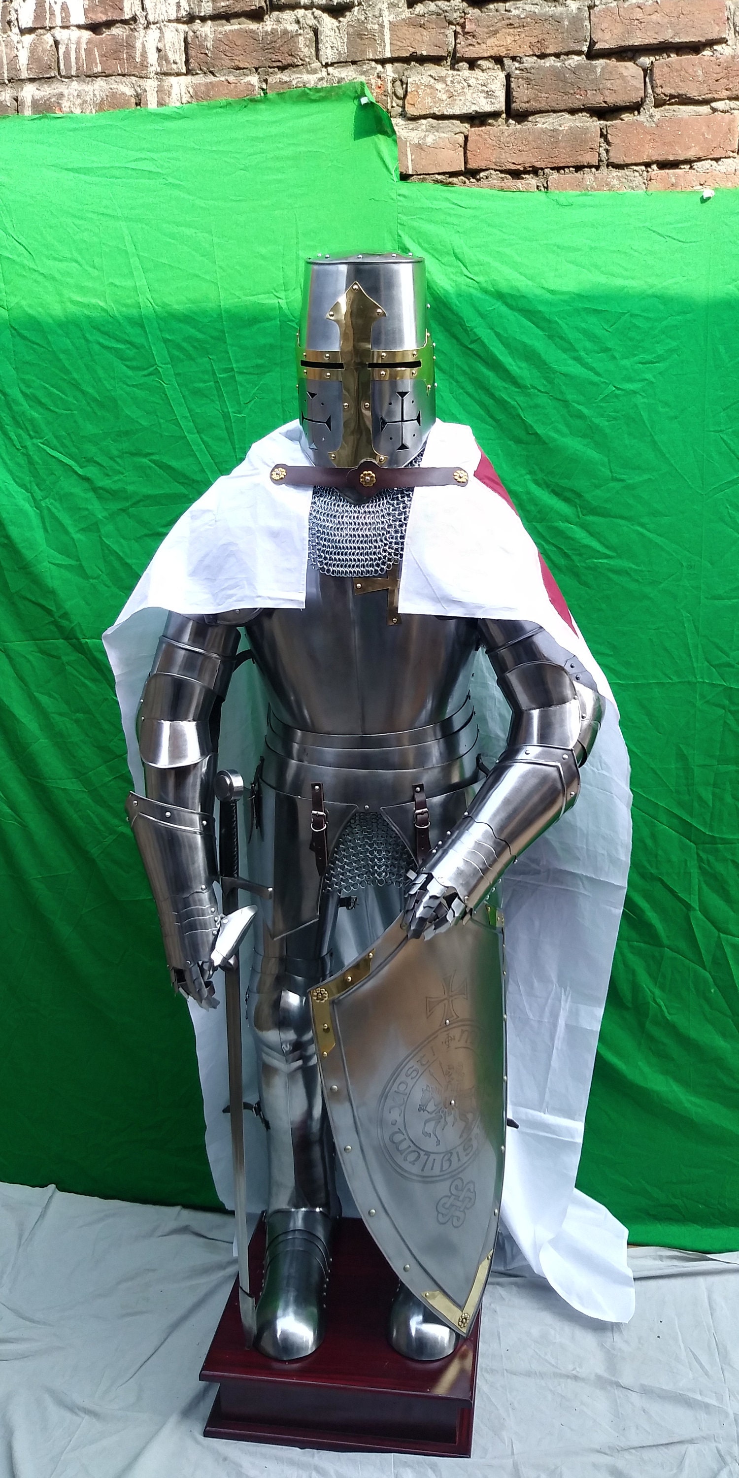 Medieval Knight Suit of Templar Toledo Armor Combat Full Body Armour - Etsy