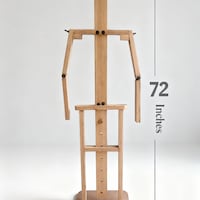 Medieval Armor Display Stand: Solid Wood Full Suit Holder, Dark Brown ...