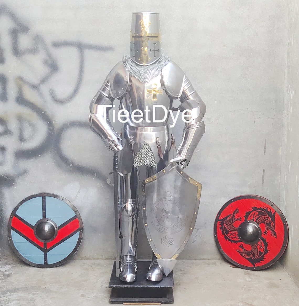 Medieval Knight Suit of Templar Toledo Armor Combat Full Body Armour ...