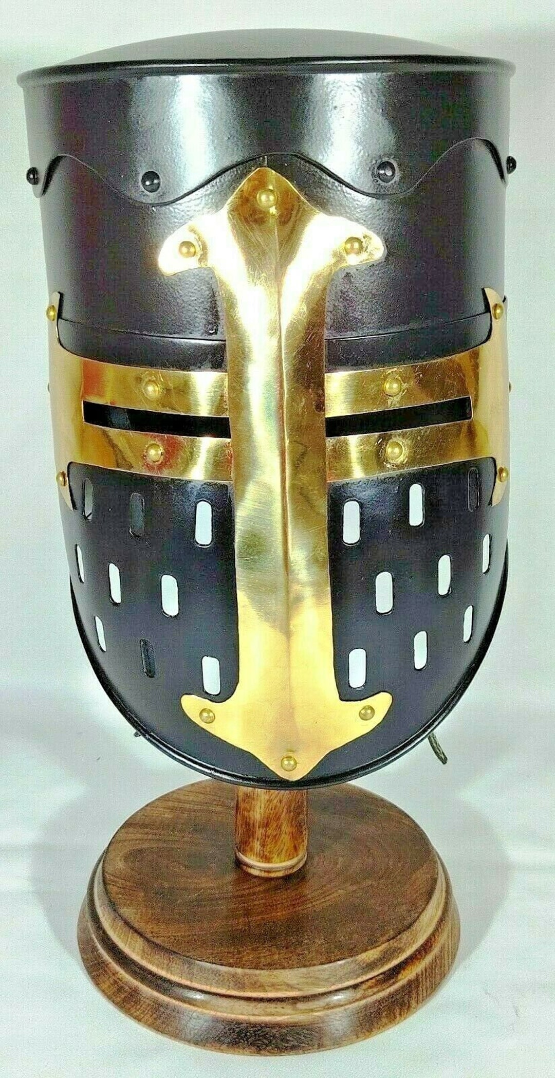 Medieval Knight Helmet Black Ant Helmet Viking Helmet W/ Liner - Etsy