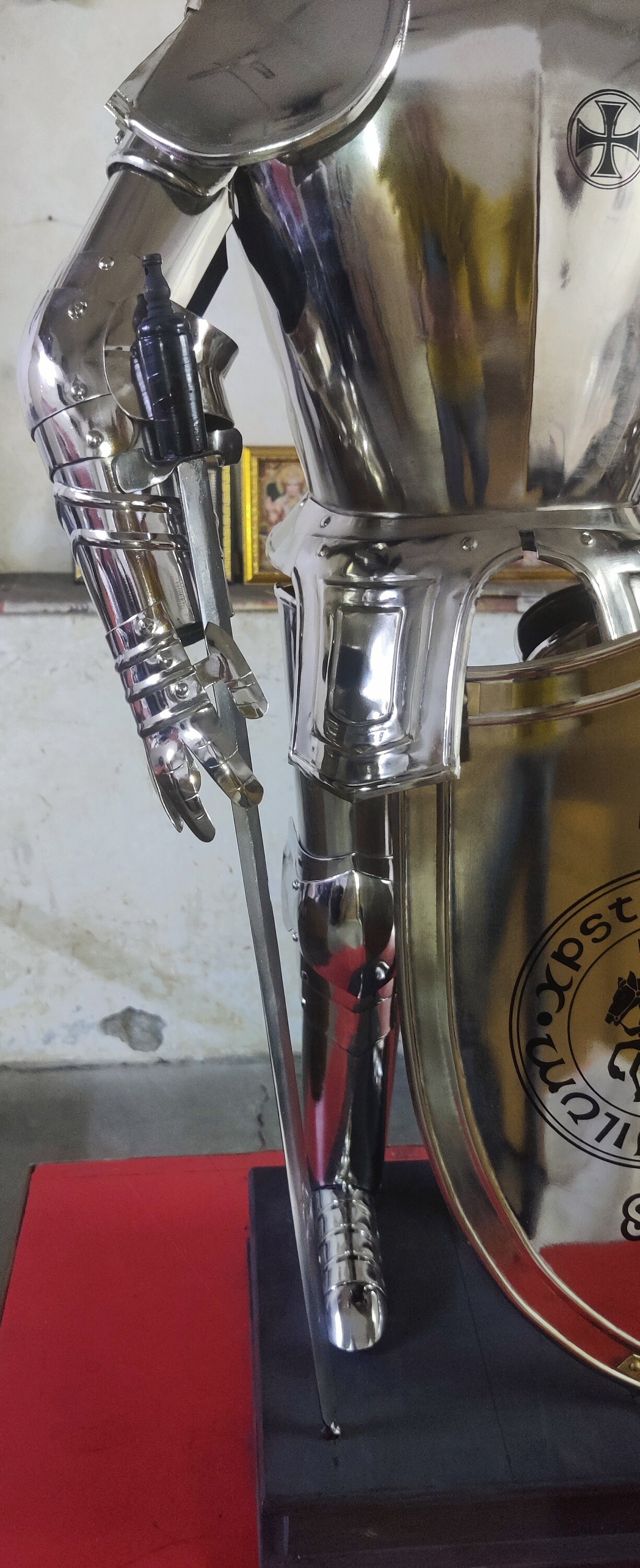 Medieval Knight Suit of Templar Toledo Armor Full Body Mini 3 Feet ...