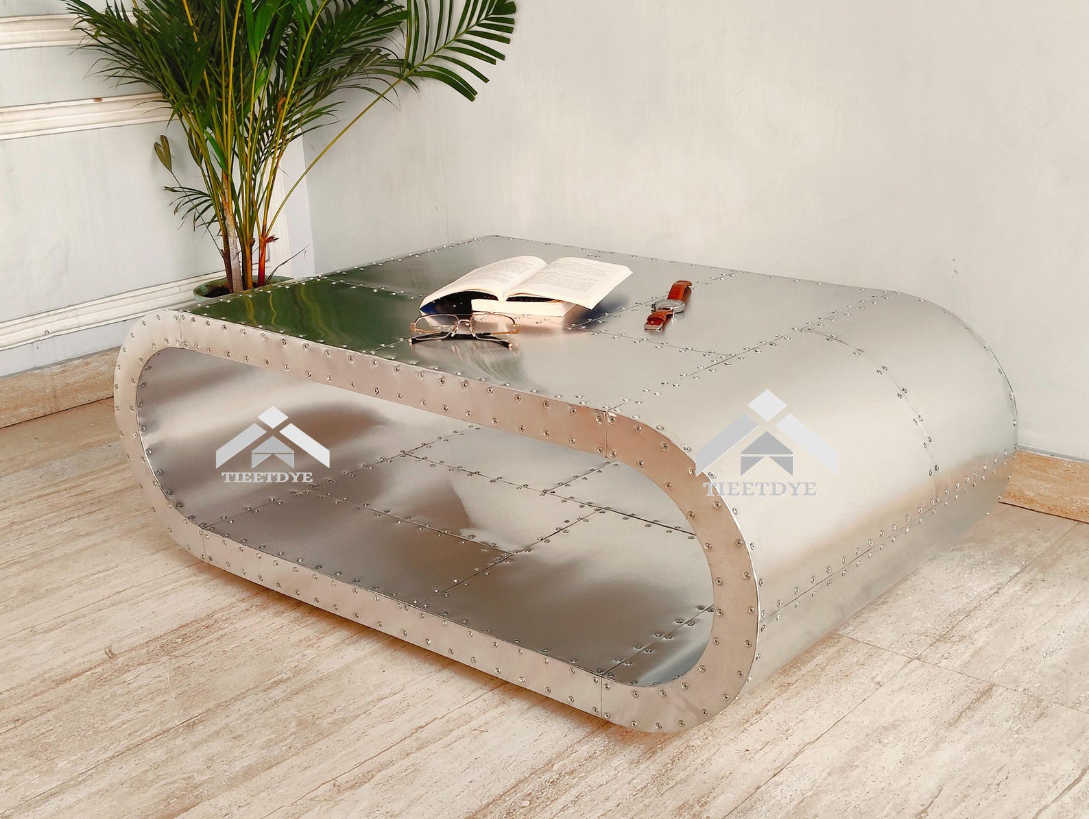 Tieetdye Coffee Table Hawk Aluminum Furniture - Etsy