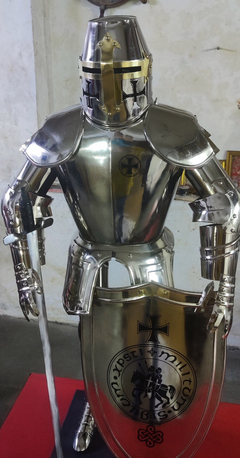 Medieval Knight Suit of Templar Toledo Armor Full Body Mini 3 - Etsy