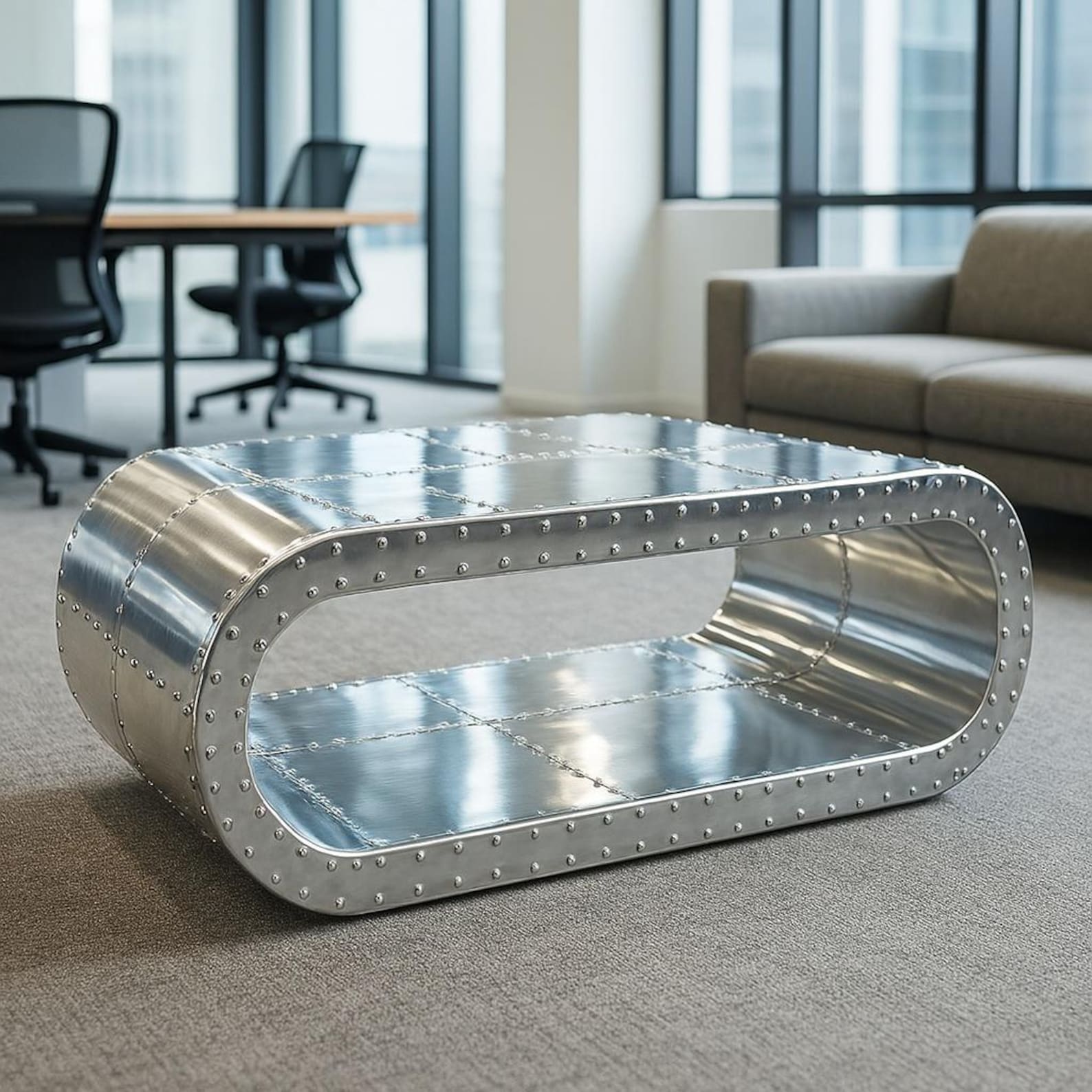 Tieetdye Coffee Table Hawk Aluminum Furniture - Etsy