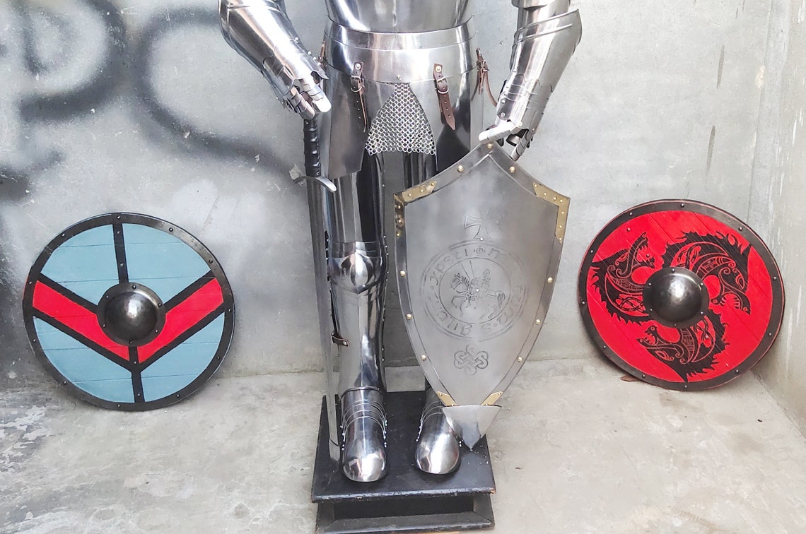 Medieval Knight Suit of Templar Toledo Armor Combat Full Body Armour ...