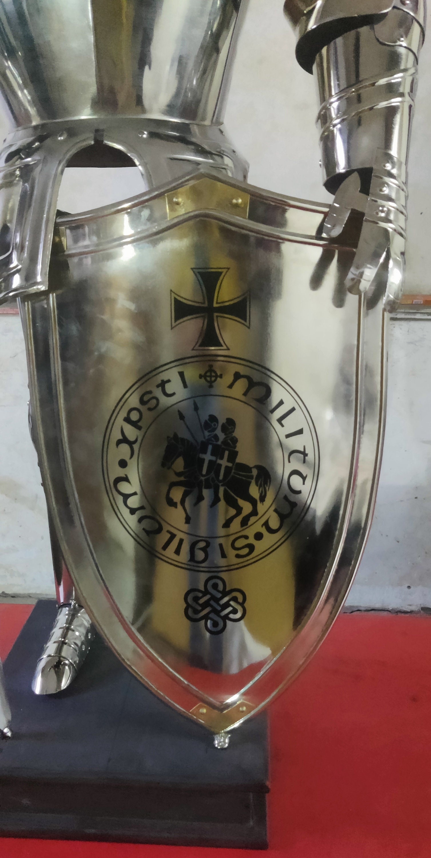 Medieval Knight Suit of Templar Toledo Armor Full Body Mini 3 Feet ...