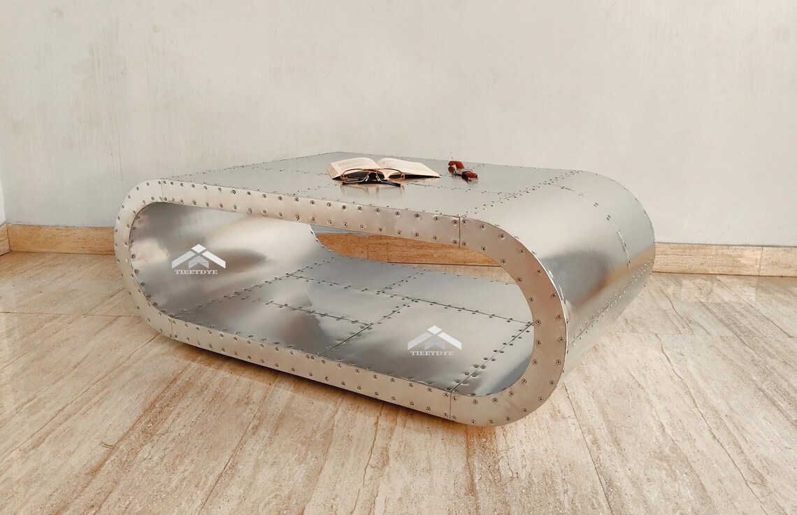 Tieetdye Coffee Table Hawk Aluminum Furniture - Etsy