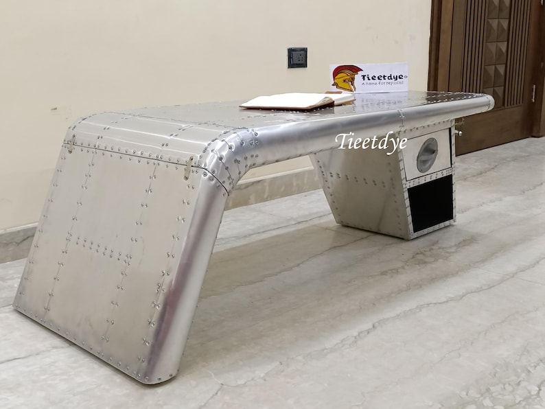 Tieetdye Aviator Coffee Table With One Drawer and One Shelve - Etsy