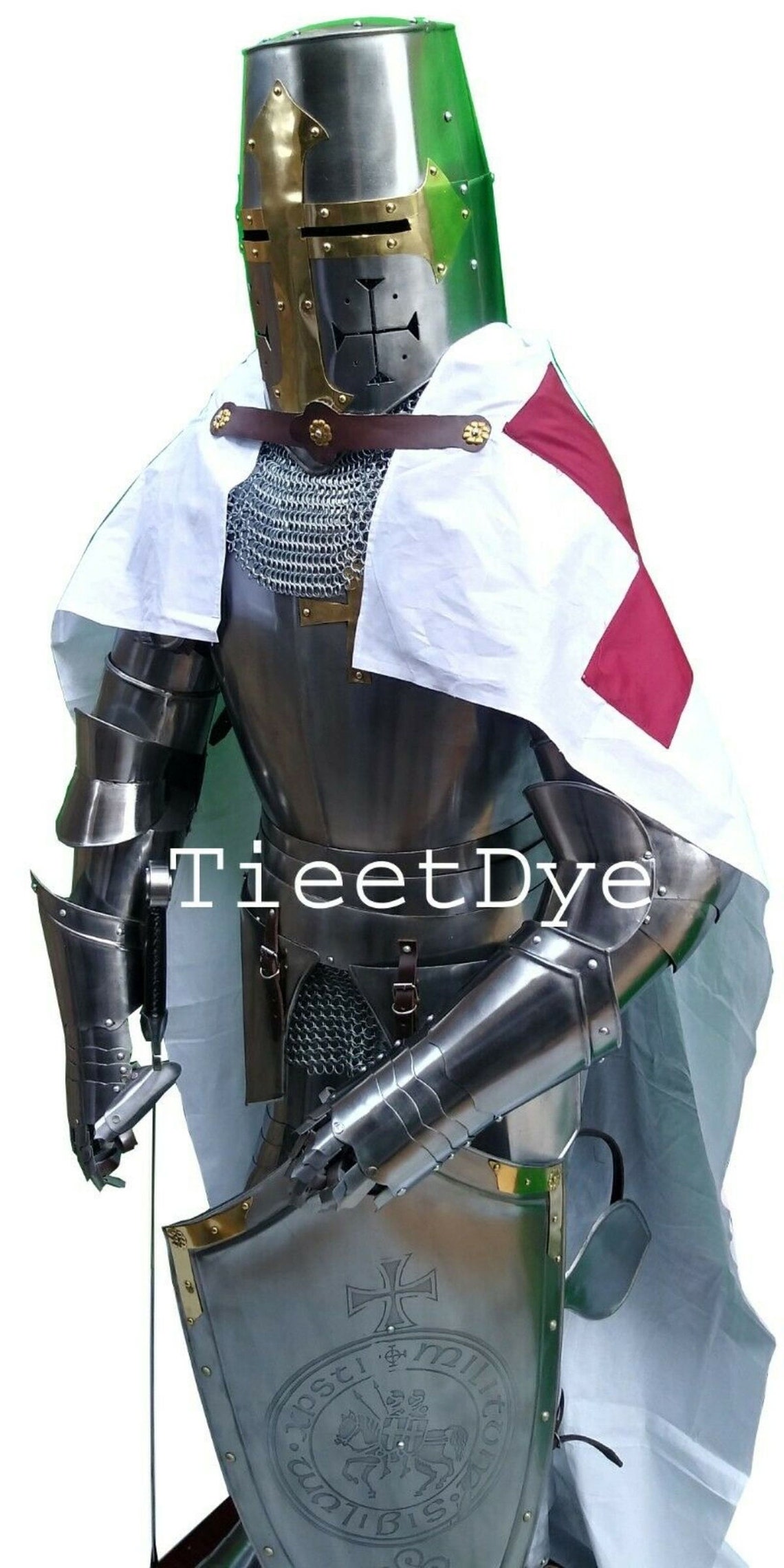 Medieval Knight Suit of Templar Toledo Armor Combat Full Body Armor 18 ...
