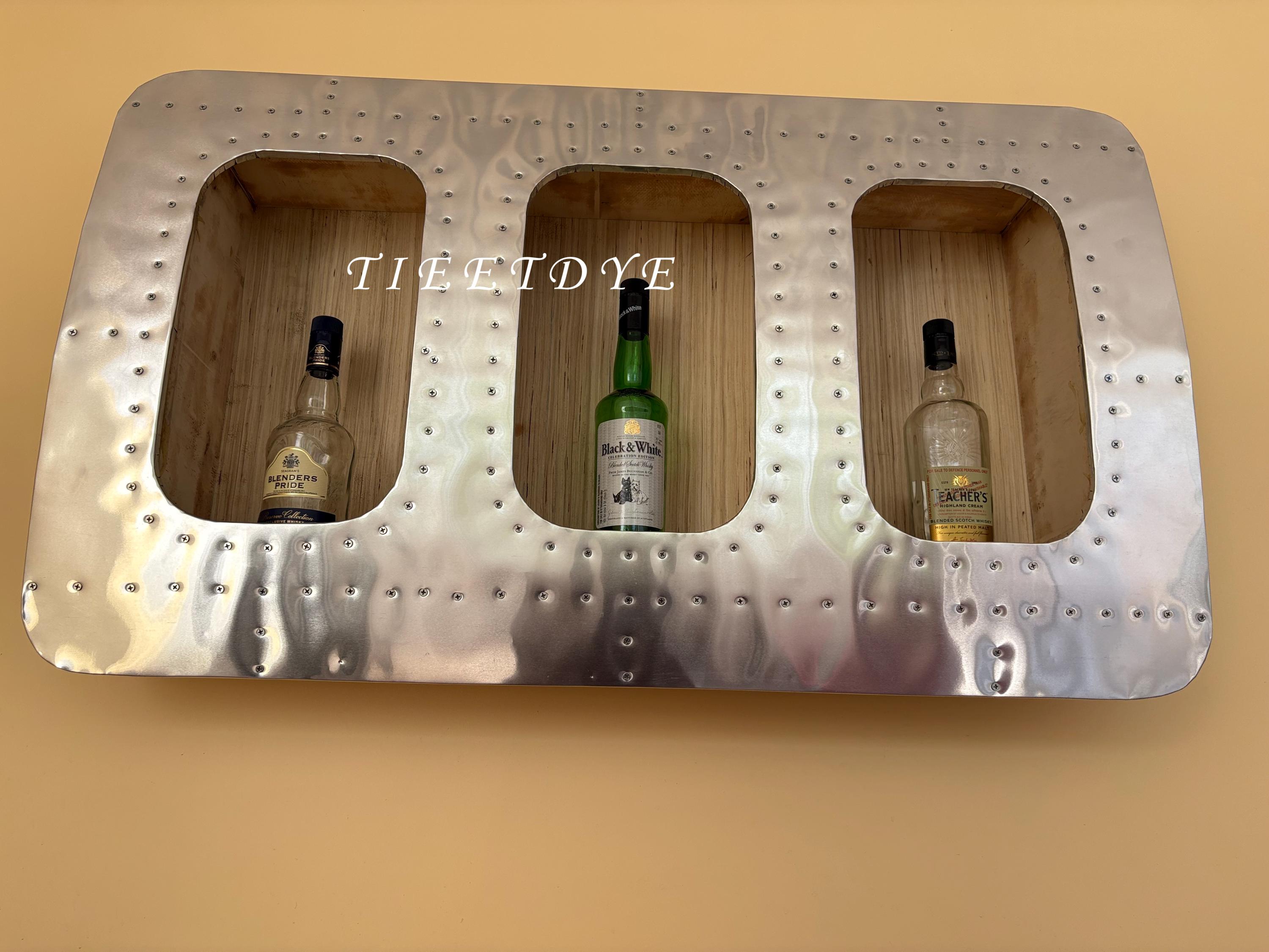 Tieetdye Aviation Inspired Wall Bar Airplane Bar Cabinet With Soaring ...