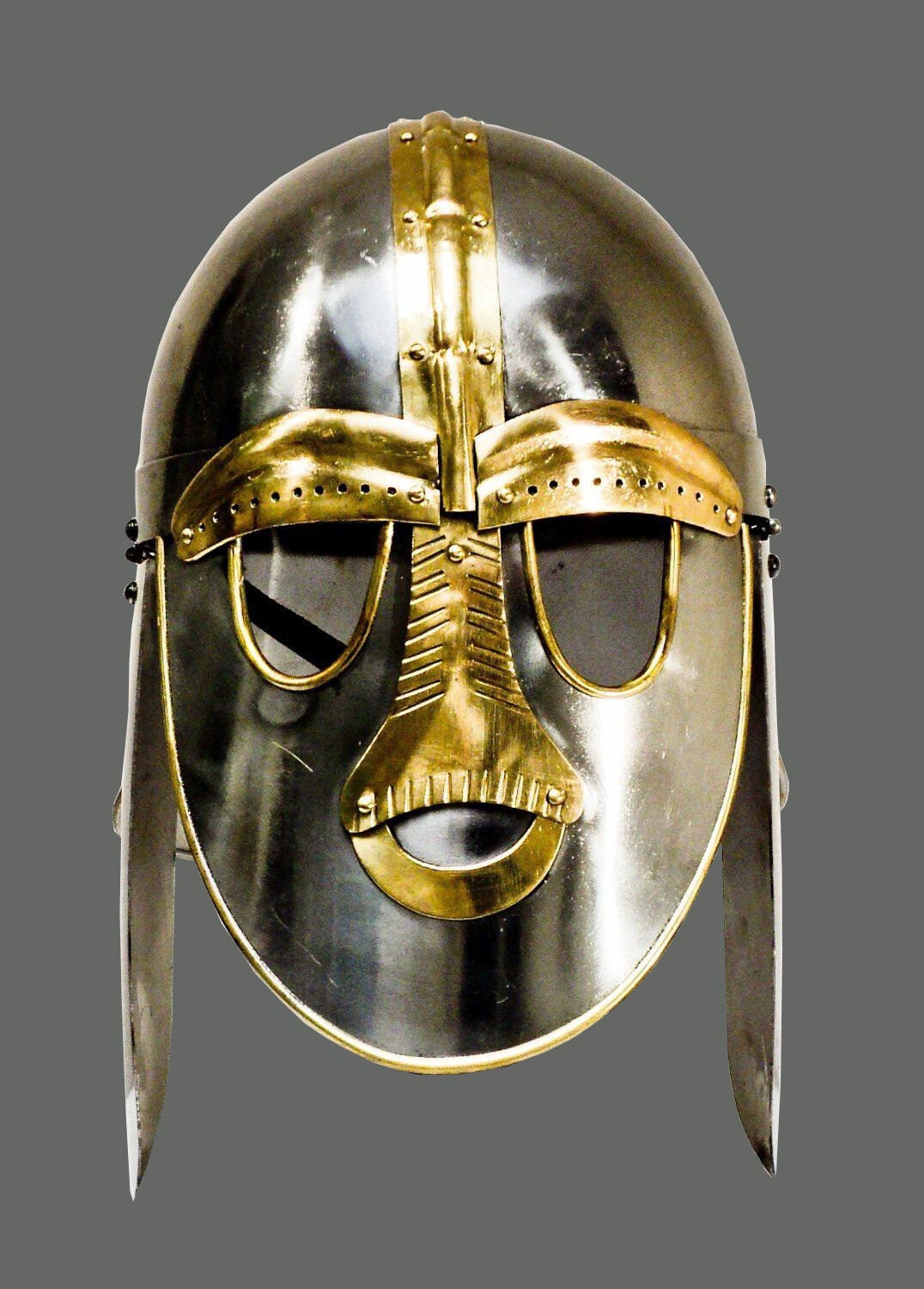 Sutton Hoo Helmet Anglo-saxon' Helmet - Medieval / England / Role-play ...