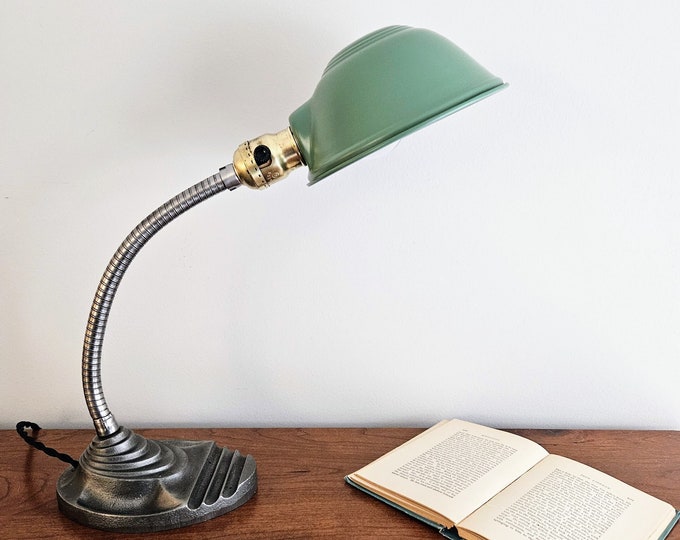 Vintage Desk Lamp. Industrial Desk Lamp. Antique Desk Lamp. Industrial ...