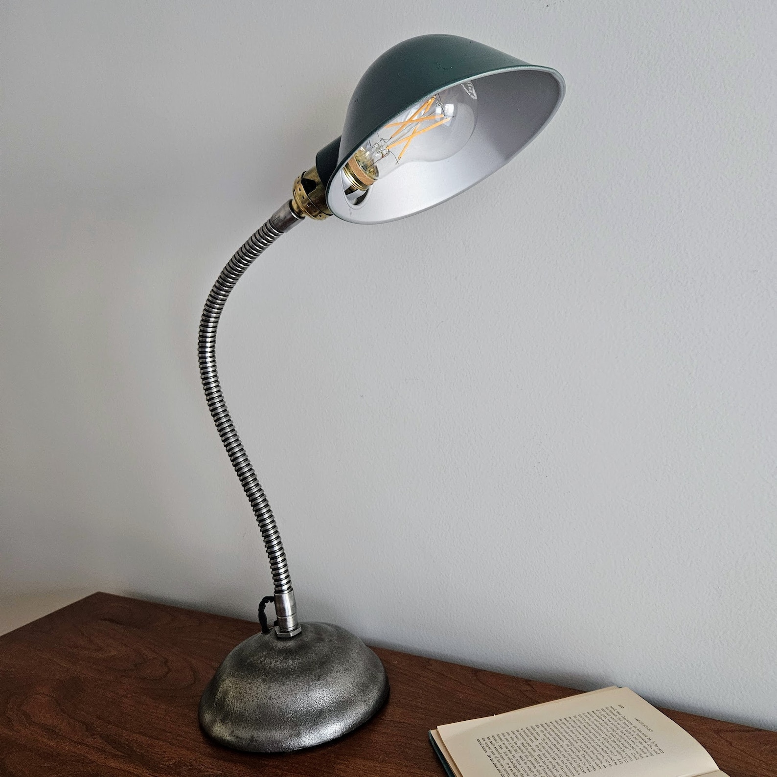 Vintage Desk Lamp. Industrial Desk Lamp. Antique Desk Lamp. Industrial ...