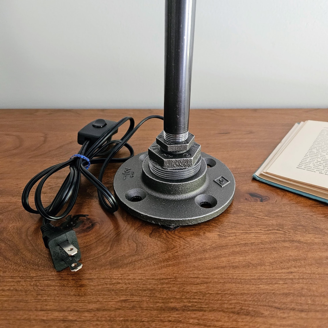 Industrial Lamp With Vintage Metal Shade. Table Lamp. Desk - Etsy