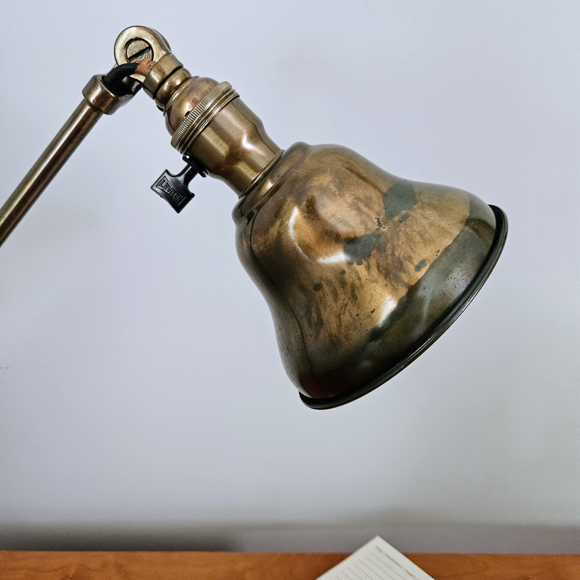 Vintage Industrial Desk Lamp. Drafting Table Lamp. Steampunk Desk Lamp ...