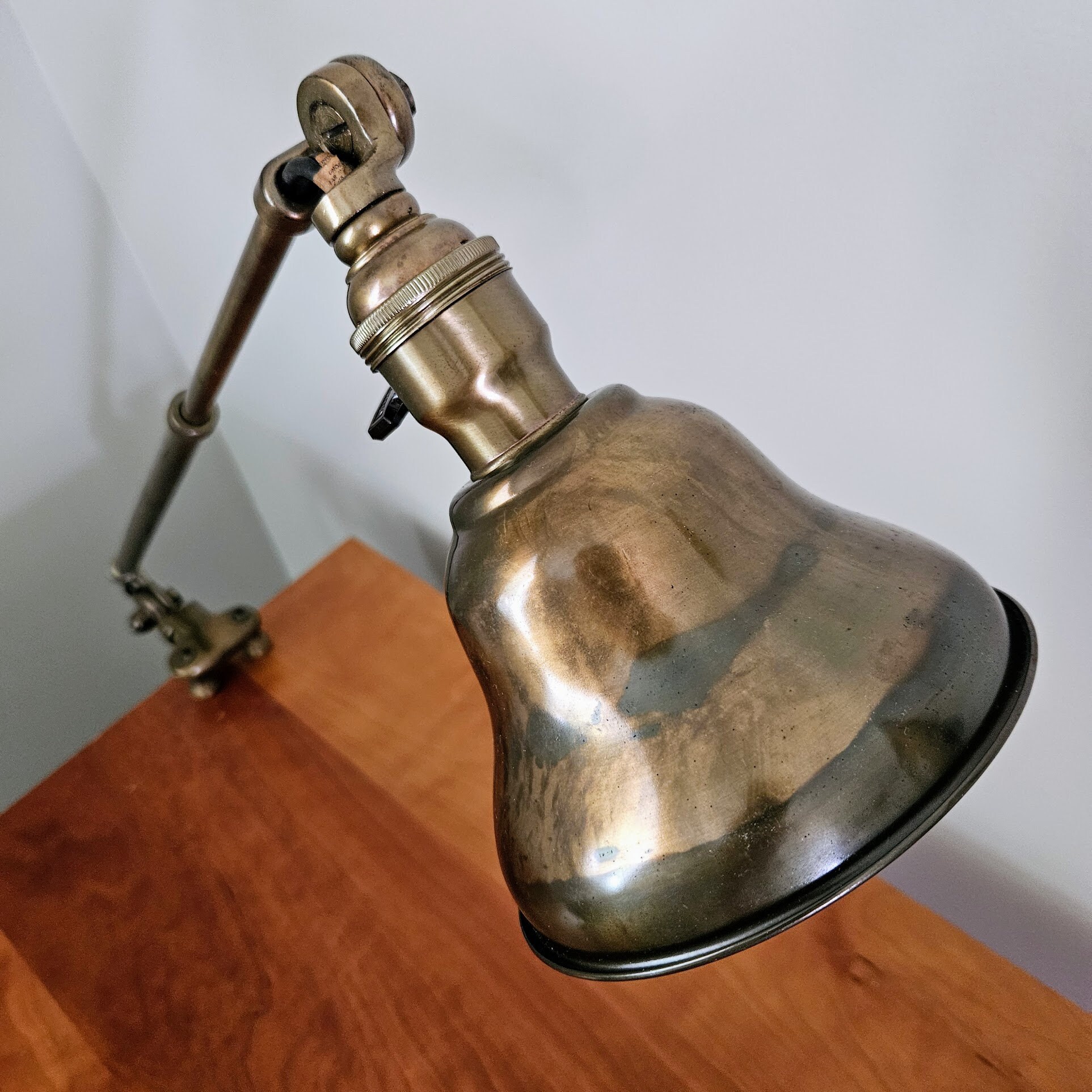 Vintage Industrial Desk Lamp. Drafting Table Lamp. Steampunk Desk Lamp ...