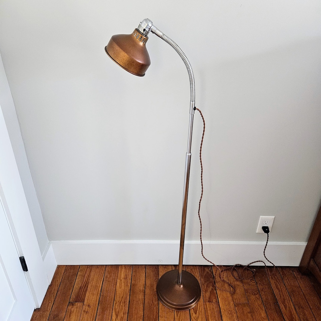Vintage Industrial Floor Lamp. Steampunk Floor Lamp. Industrial ...