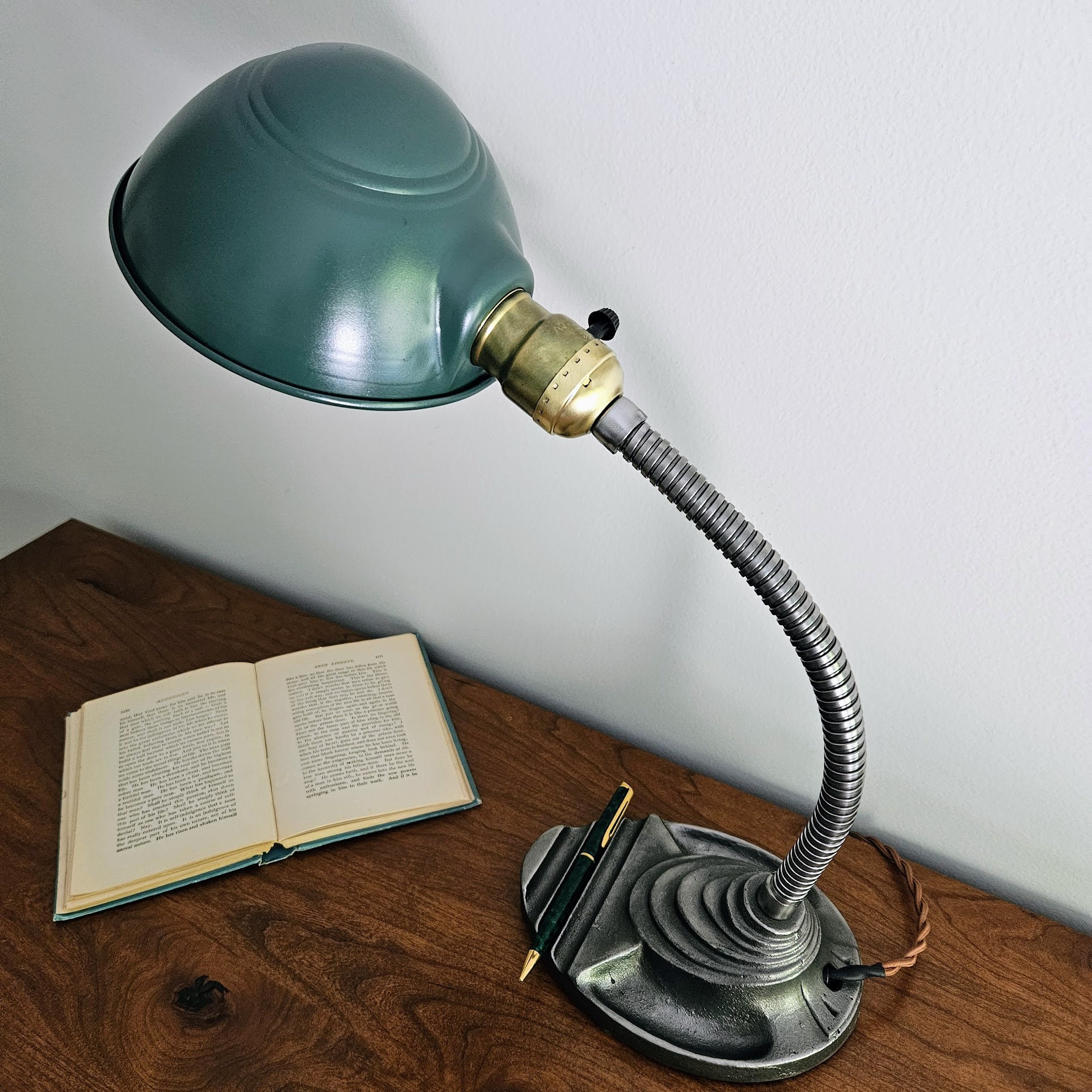 Vintage Desk Lamp. Industrial Desk Lamp. Antique Desk Lamp. Industrial ...