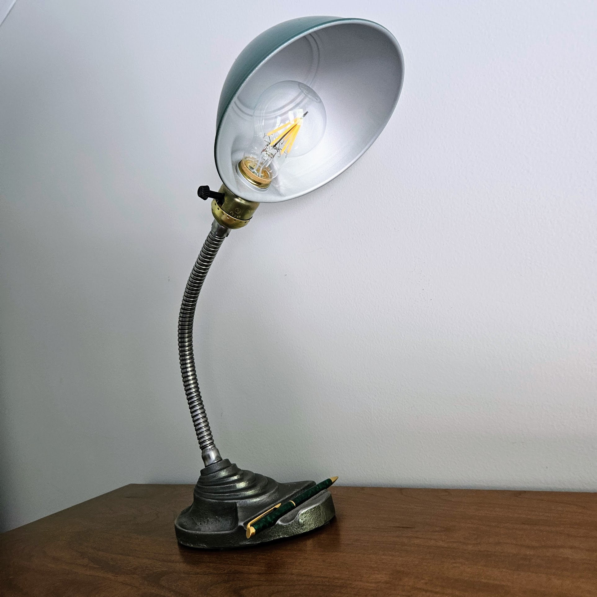 Vintage Desk Lamp. Industrial Desk Lamp. Antique Desk Lamp. Industrial ...