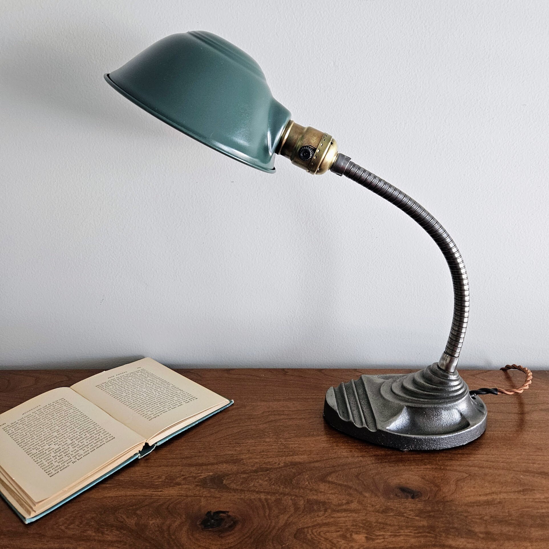 Vintage Desk Lamp. Industrial Desk Lamp. Antique Desk Lamp. Industrial ...