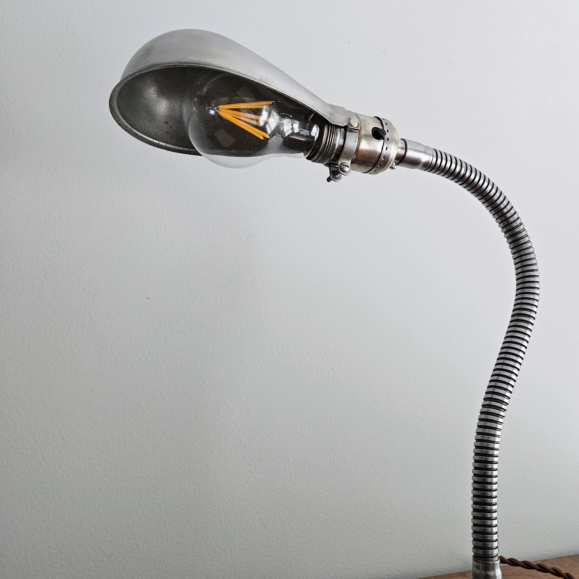 Vintage Industrial Desk Lamp. Industrial Work Lamp. Steampunk - Etsy