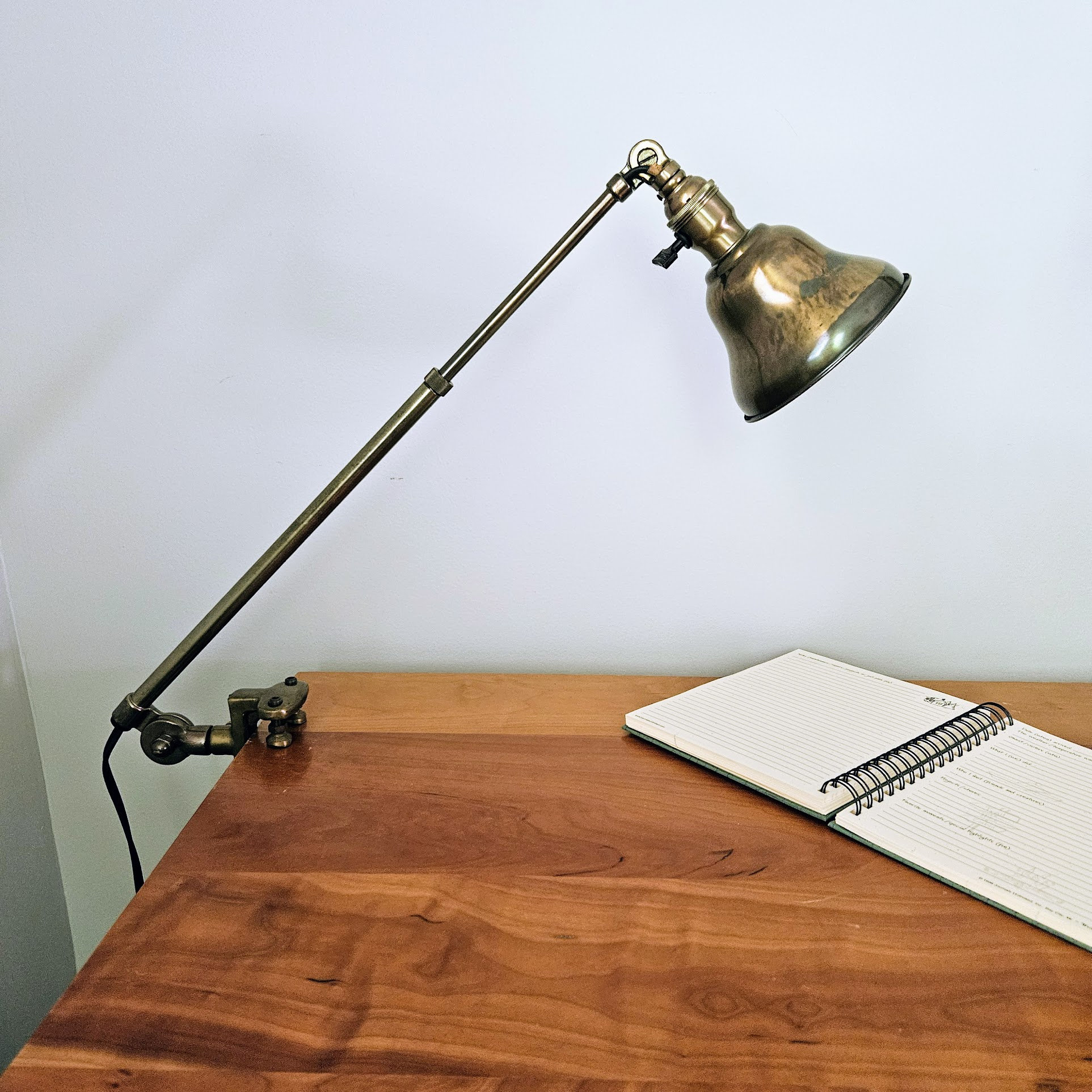 Vintage Industrial Desk Lamp. Drafting Table Lamp. Steampunk Desk Lamp ...