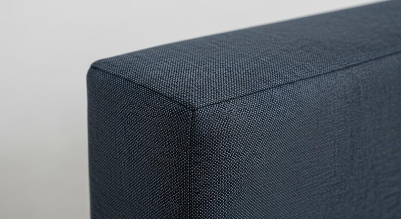 Custom Headboard Cover – Upholstered Fabric Slipcover, 50+ Colors ...