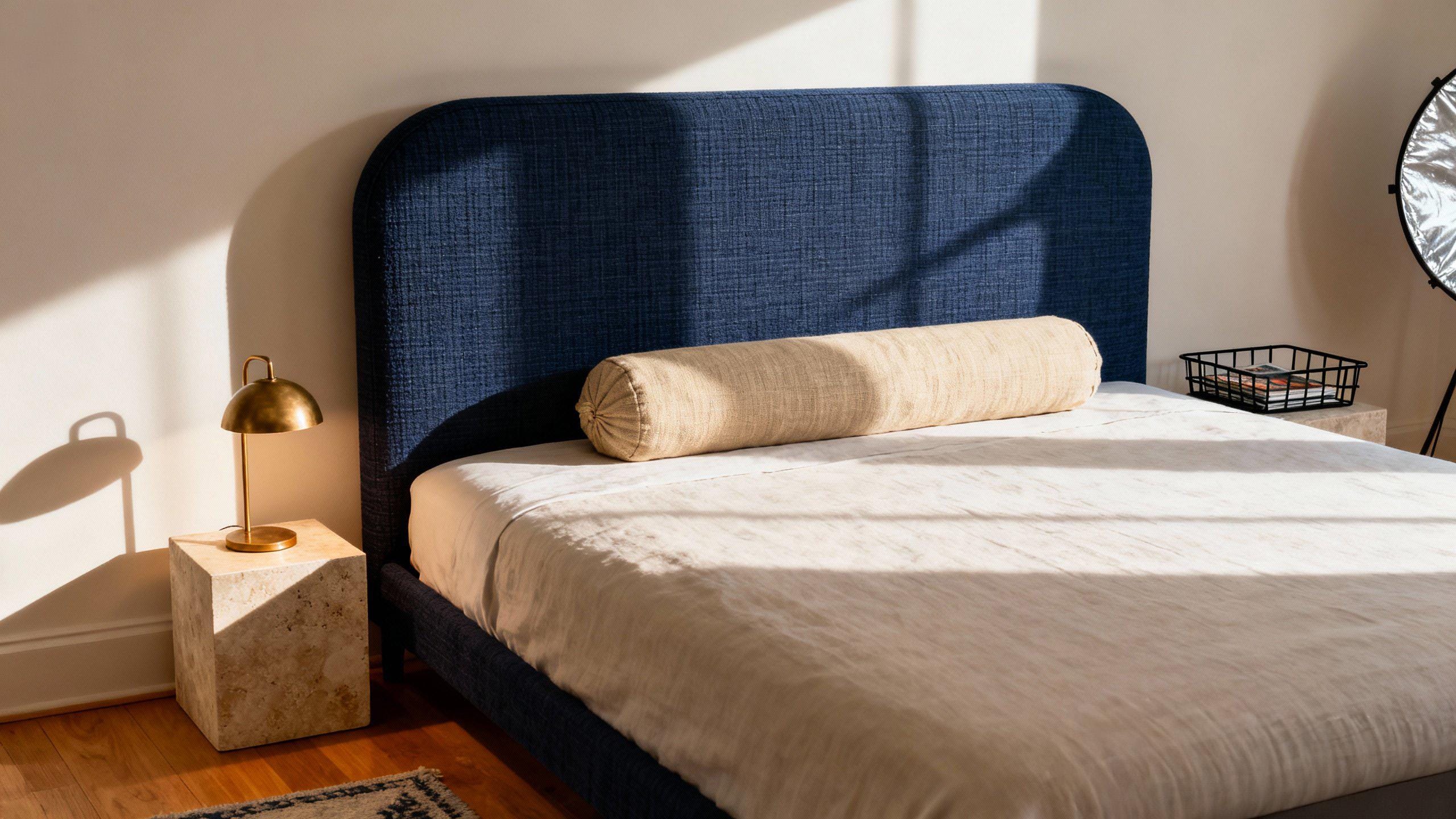 Custom Headboard Cover – Upholstered Fabric Slipcover, 50+ Colors ...