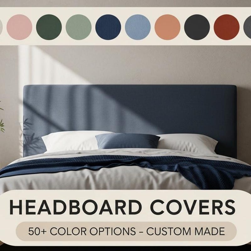 Headboard Cover - Etsy