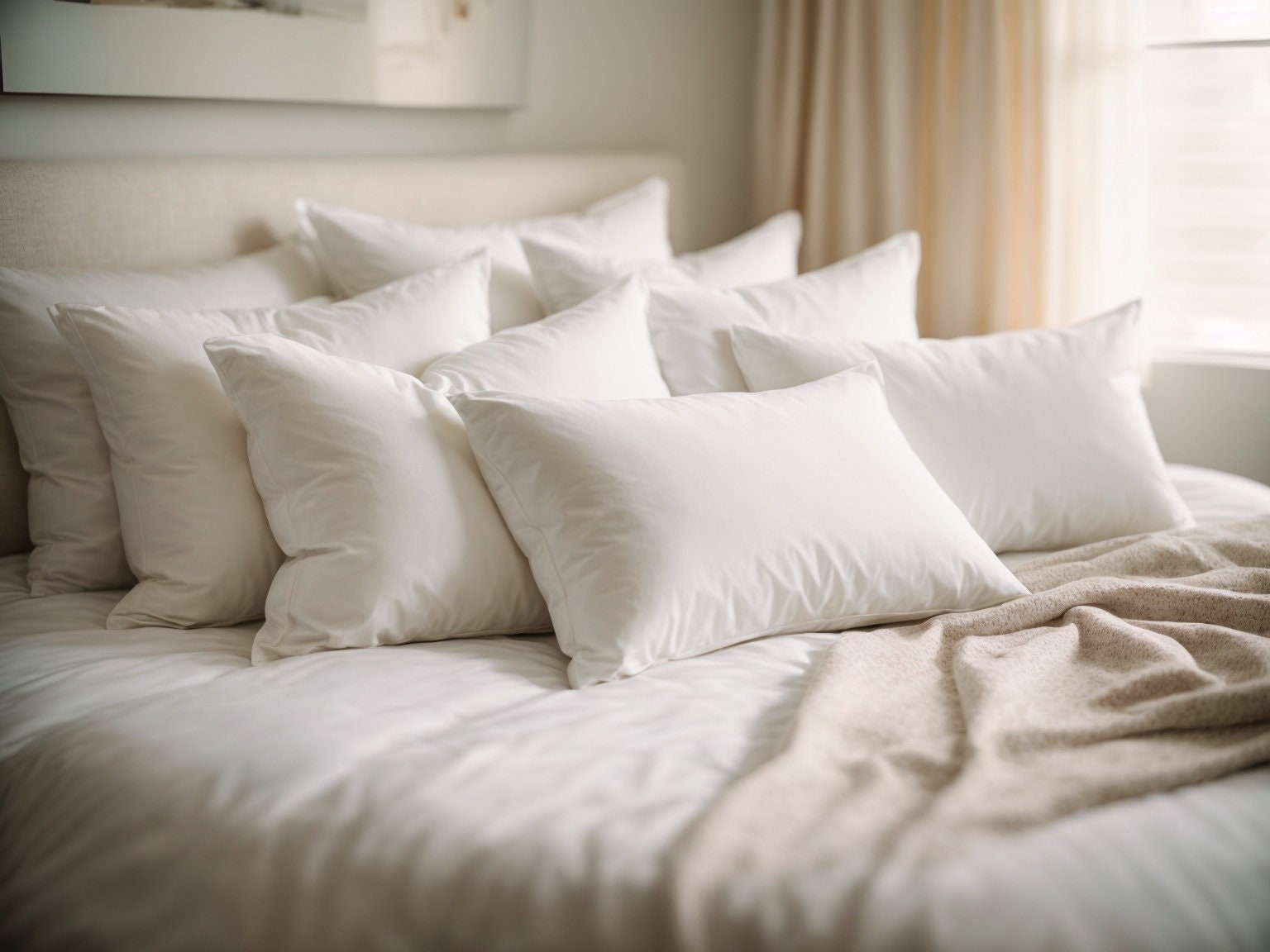 20x40 100% Cotton Pillows I 20x40 Synthetic Down Pillow Form - Etsy