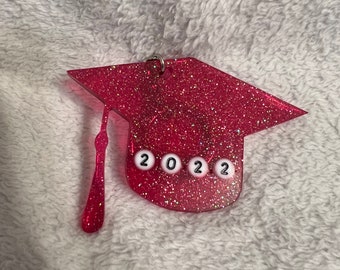 Graduation Cap Keychain | Etsy