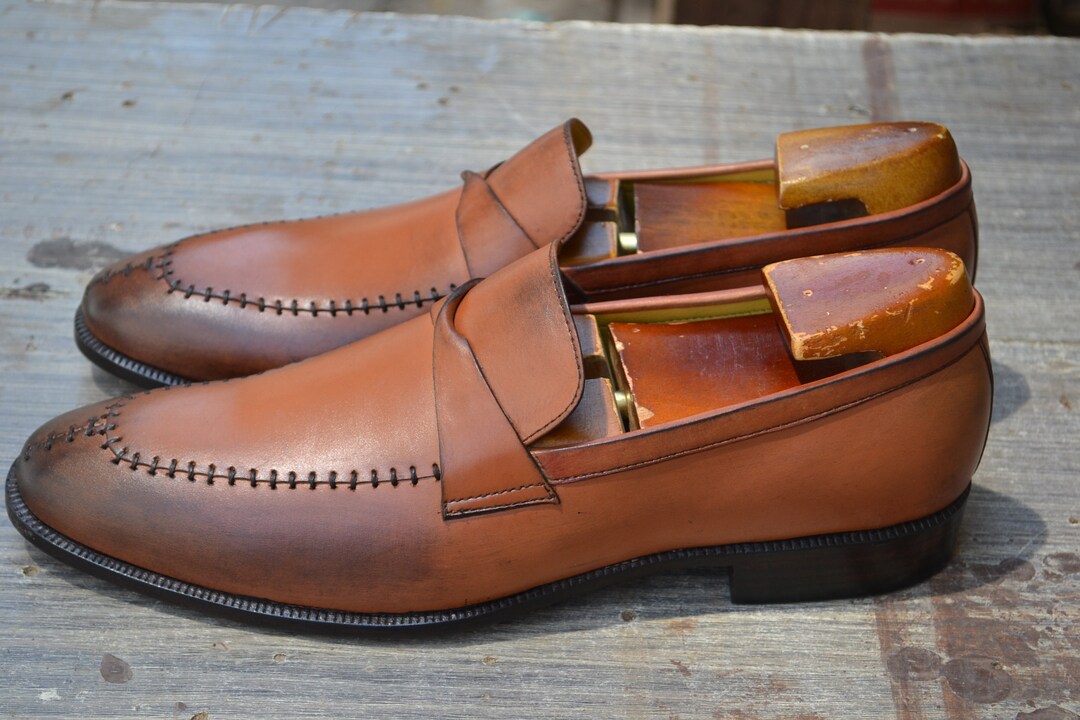 New Handmade Light Brown Color Split Toe Moccasins Loafers for Men's - Etsy