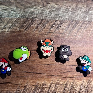 Super Mario Croc Charm Bundle - Etsy
