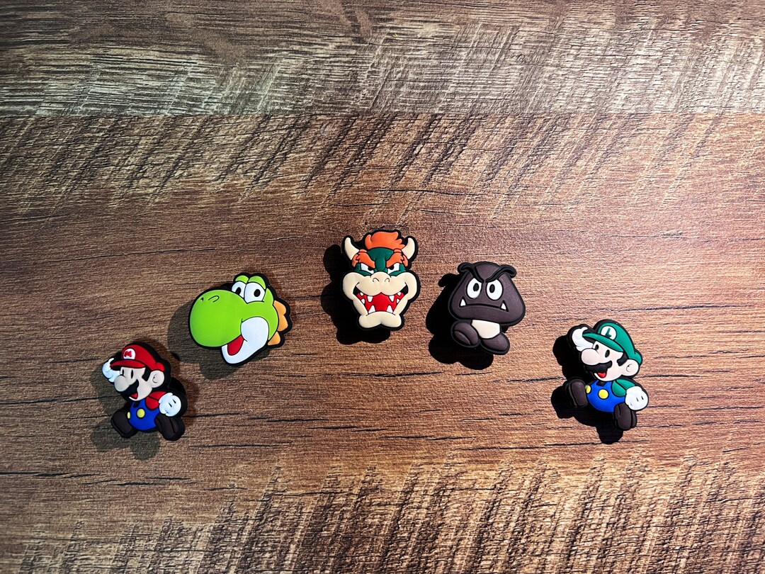 Super Mario Croc Charm Bundle - Etsy