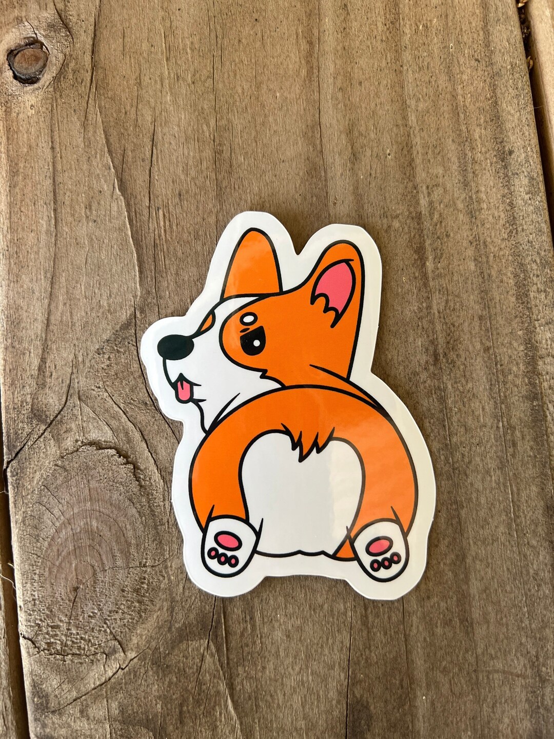 Corgi Butt Sticker - Etsy
