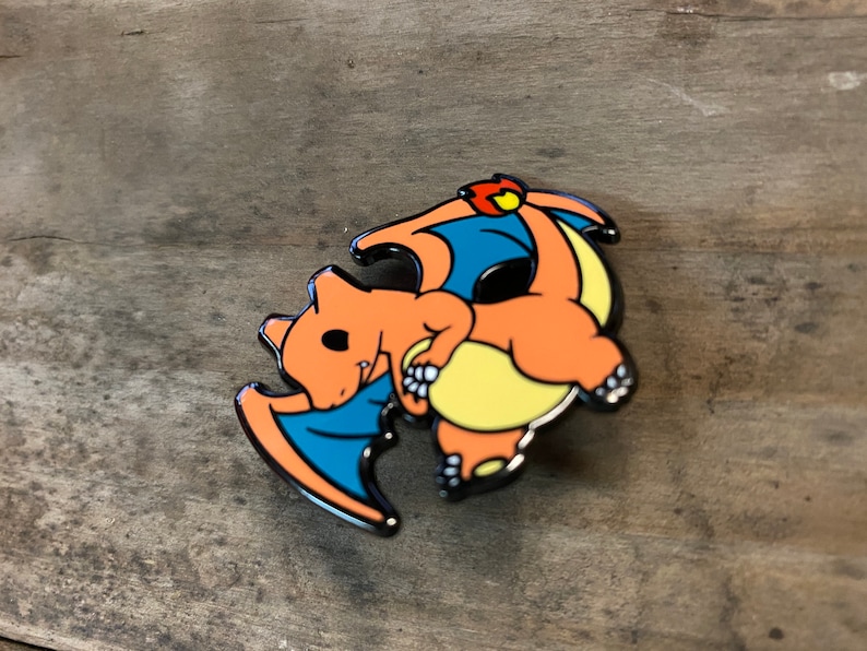 Charizard Kawaii Enamel Pin - Etsy