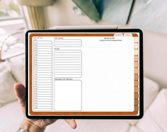 Undated Landscape Monthly Digital Planner for Goodnotes Ipad | Etsy