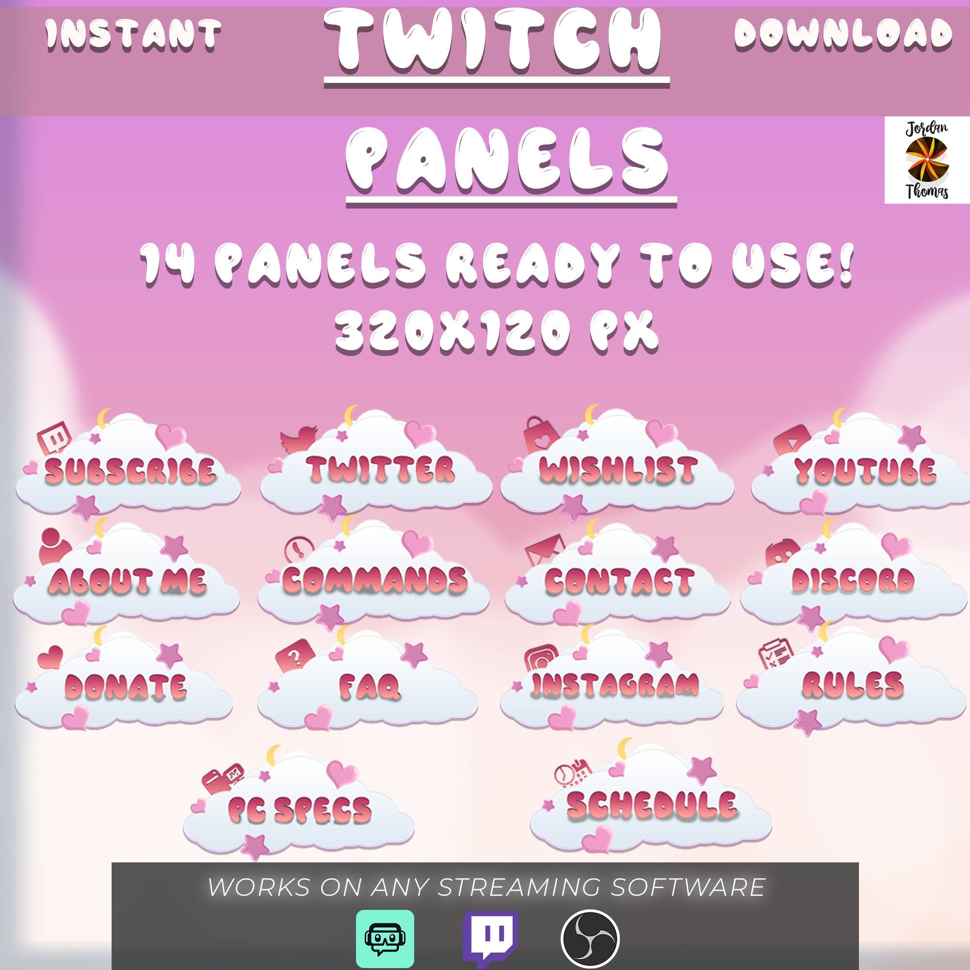 Cute Twitch Panels - Etsy