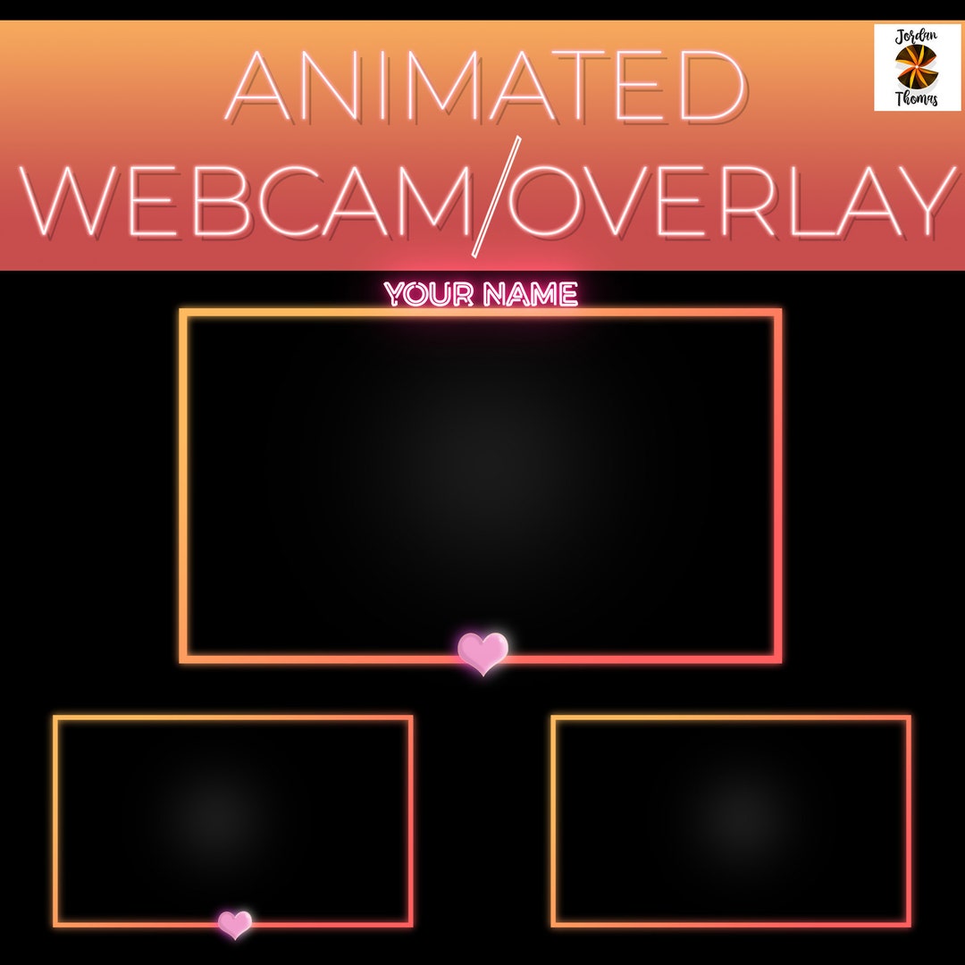 Twitch Overlay (animated Webcam) - Etsy