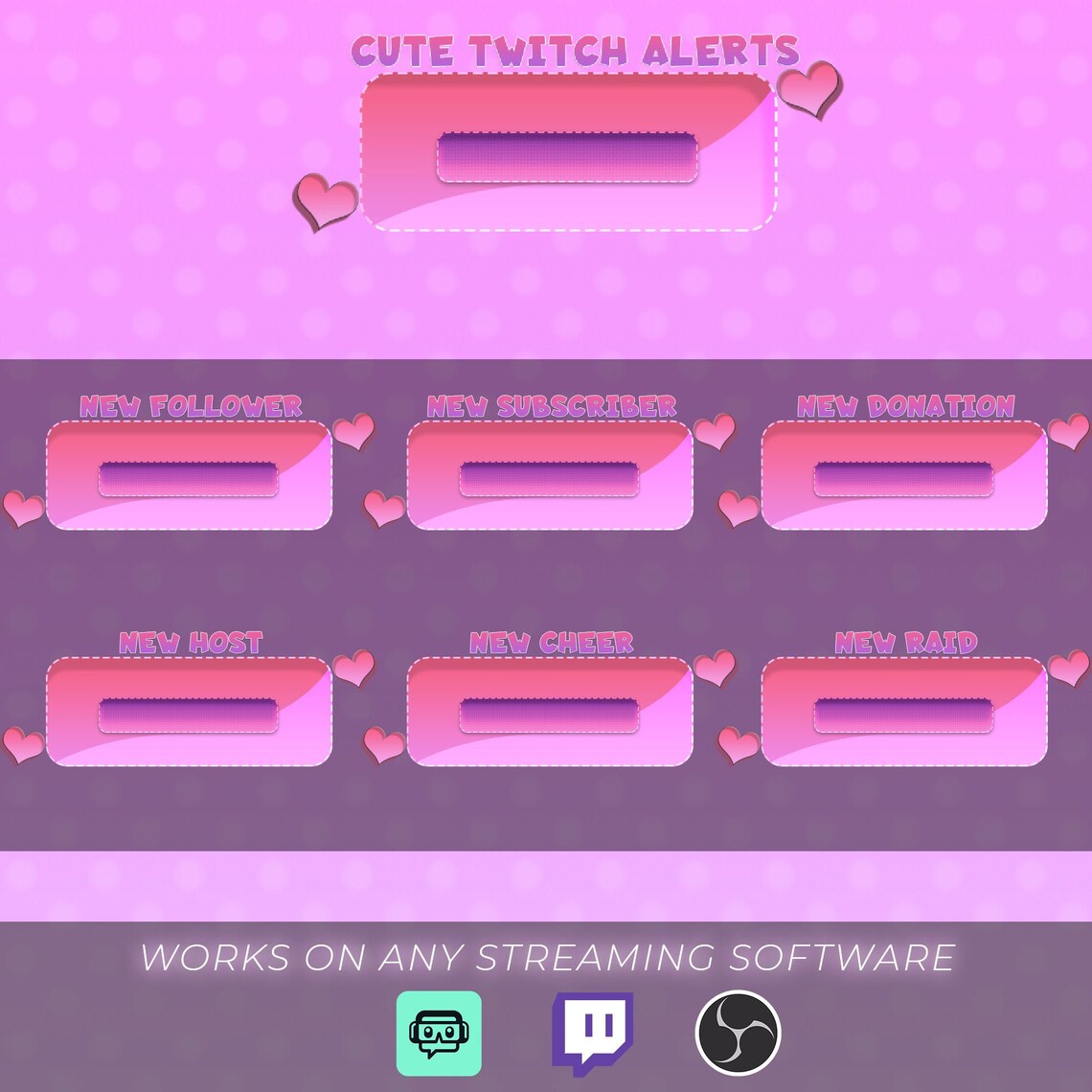 Cute Twitch Alerts - Etsy