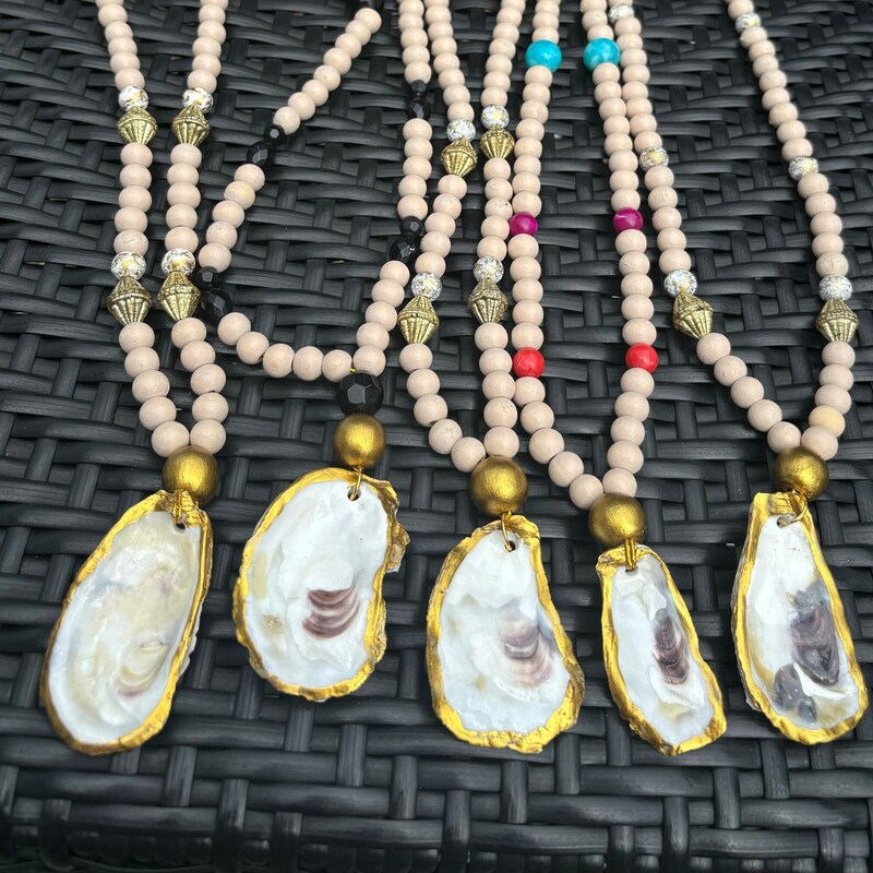 Oyster Shell Pendant - Etsy