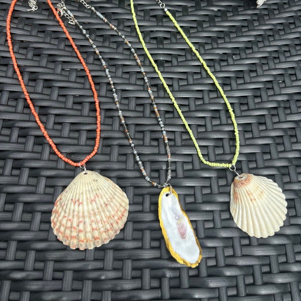 Scallop Shell Necklace - Etsy