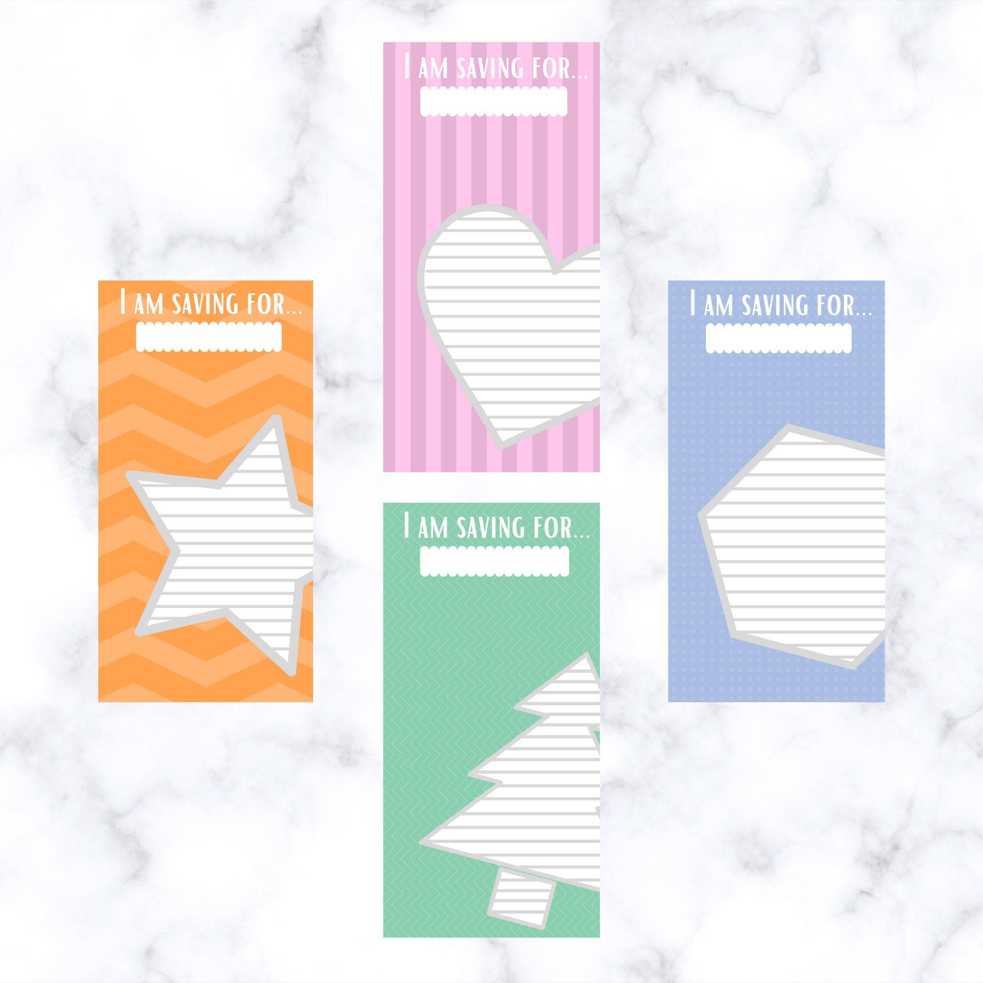 Savings Cash Envelopes Printables 2021 | Vertical Sinking Fund ...