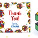 Rubik Cube Party Favor Tag | Rubik Cube Thank You Tags | Square | Rubik ...