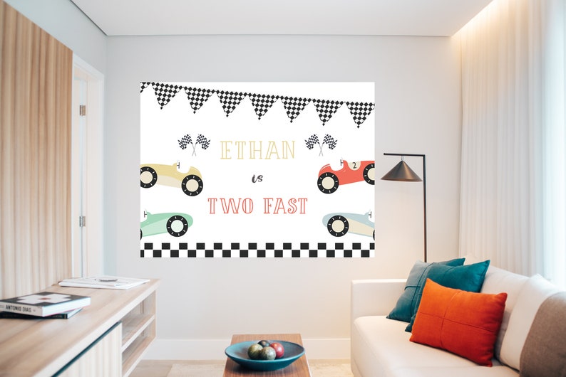 Race Car Milestone Board Vintage Race Milestone Sign Two - Etsy