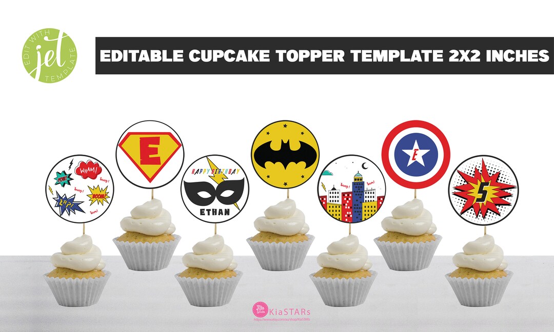 Superhero Tags, Superhero Birthday, Modern Superhero Party, Superhero ...