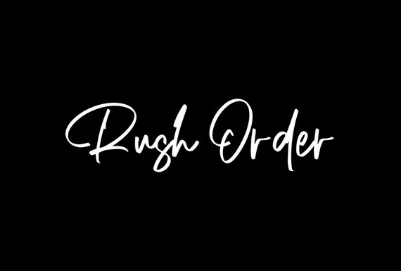 Rush Order Digital File Only | Etsy