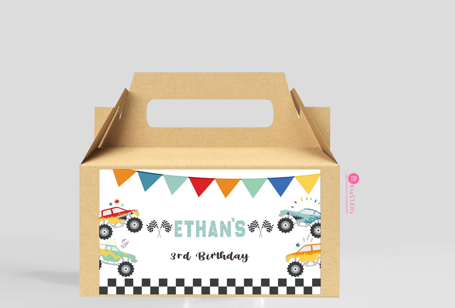 Monster Truck Milestone Board Monster Truck Party Monster - Etsy