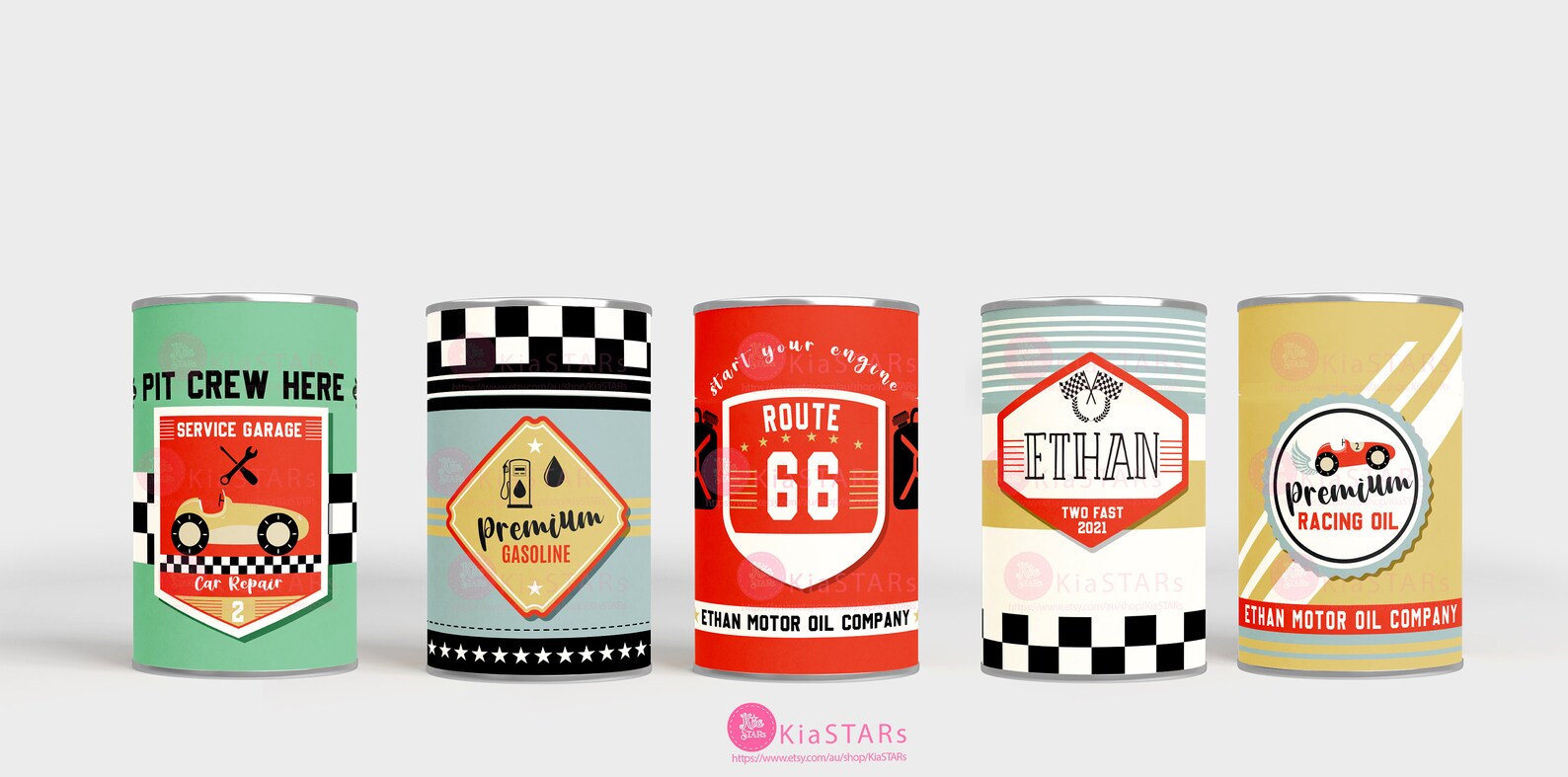 Personalized Race Car Food Tent Label: Vintage Birthday Party (editable ...